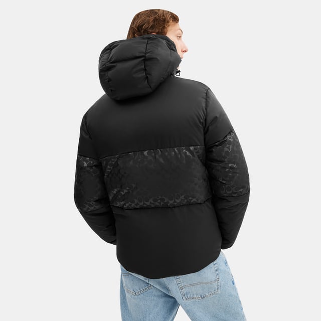 Colorblock Down Jacket