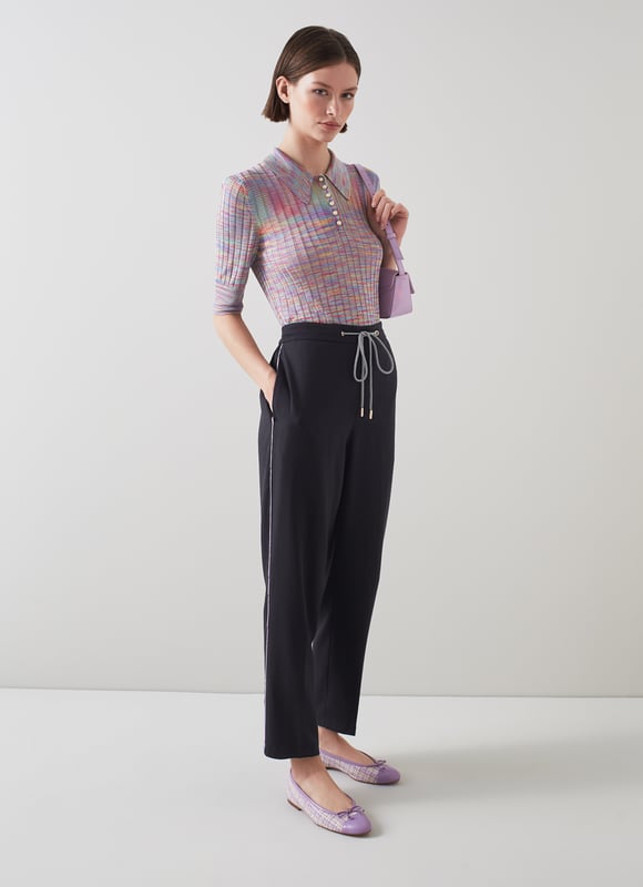 LK Bennett Elliot Trousers, Black