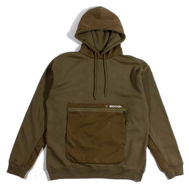 Brixton Military Olive 'Alton Line X' Hoodie