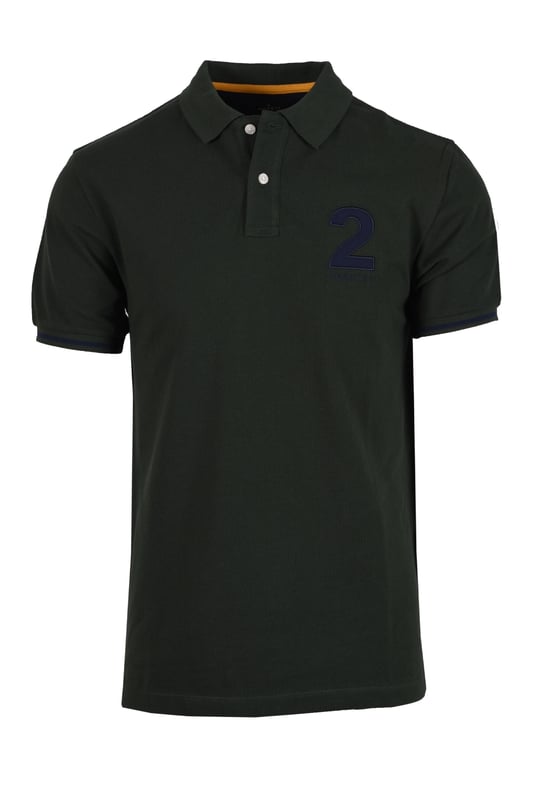 Hackett Heritage Number Polo Shirt Dark Green