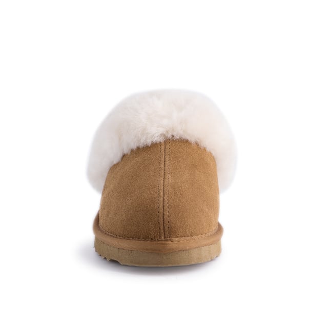 Aus Wooli "Sydney" Australia Sheepskin Wool Slippers, Tan