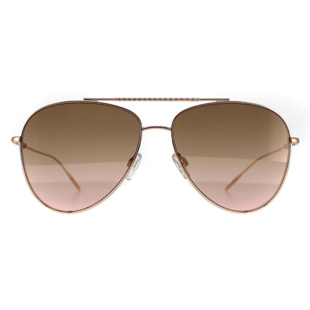 Ted Baker Aviator Herren Rose Gold Braun Gradient TB1625 Sutton