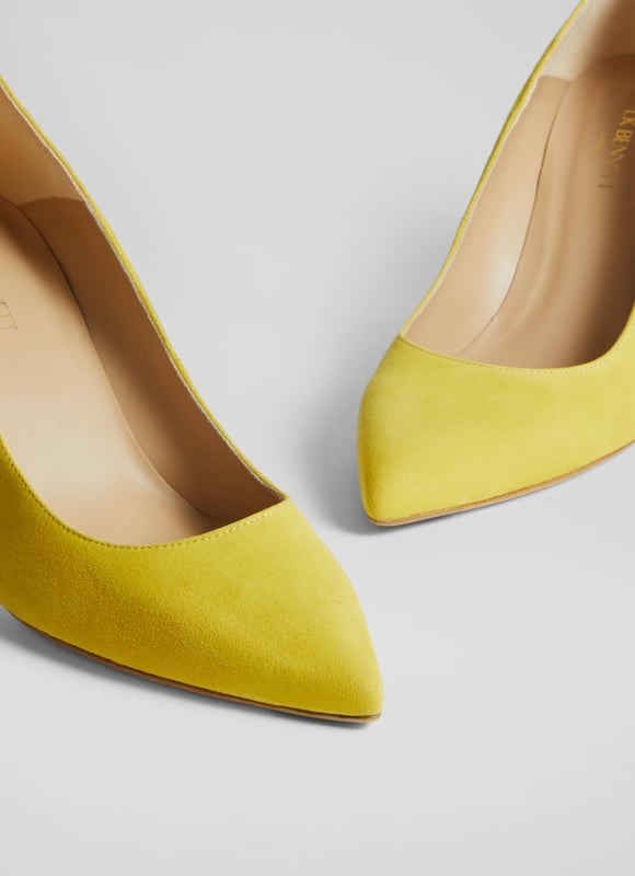 LK Bennett Floret Closed Courts,Yellow