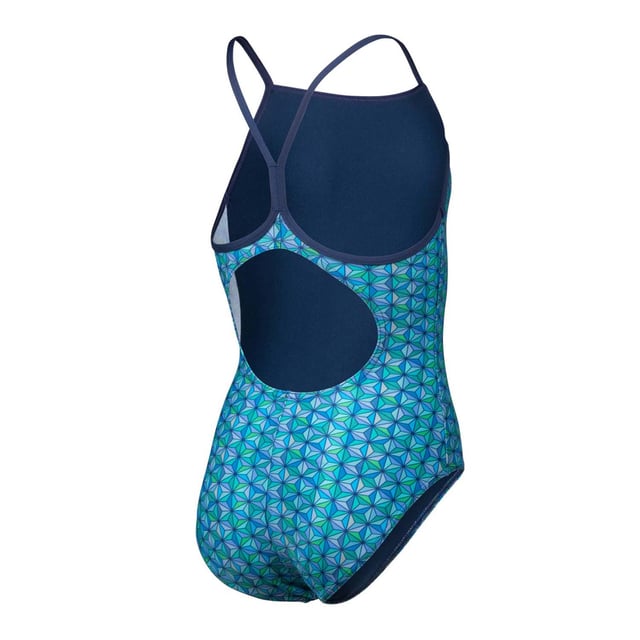 Girl's Arena Starfish Swimsuit in Navy