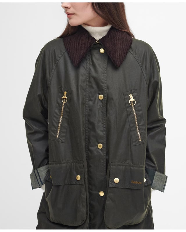 Barbour Ebberston Womens Long Wax Jacket