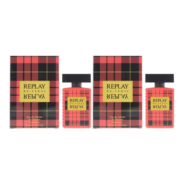 Replay Signature Reverse For Woman Eau de Toilette 50ml x 2