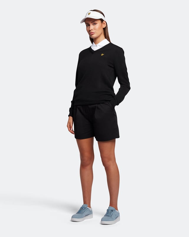 Lyle & Scott Womens Golf Shorts in Black