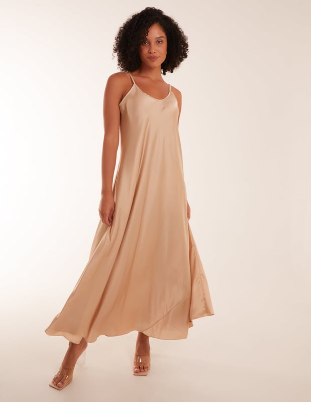 Satin Cami Maxi Dress