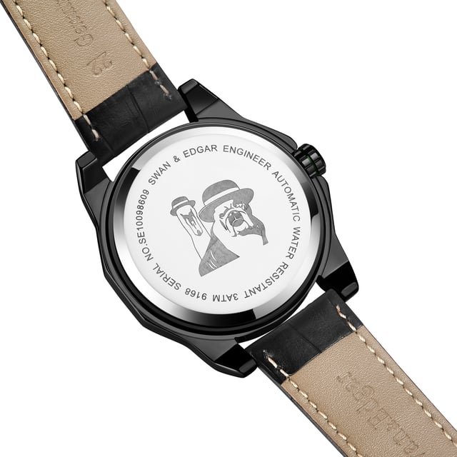 Limited Edition Swan & Edgar Hand Assembled Engineer Automatic Green
