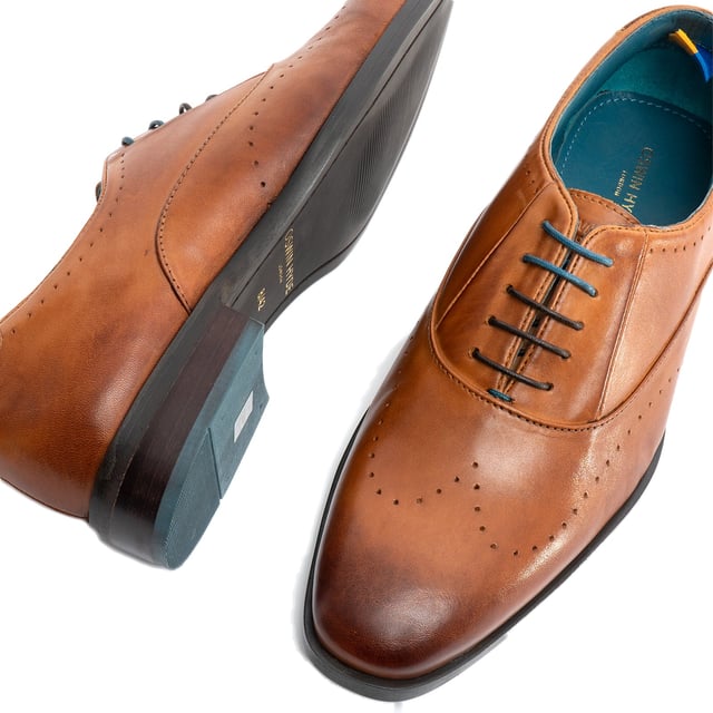 Dean Tan Leather Oxford Shoes