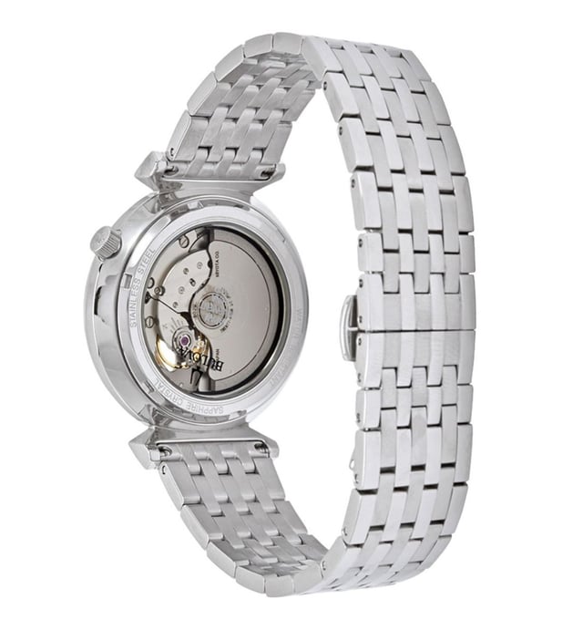 Bulova Regatta Men's Silver Watch 96A235