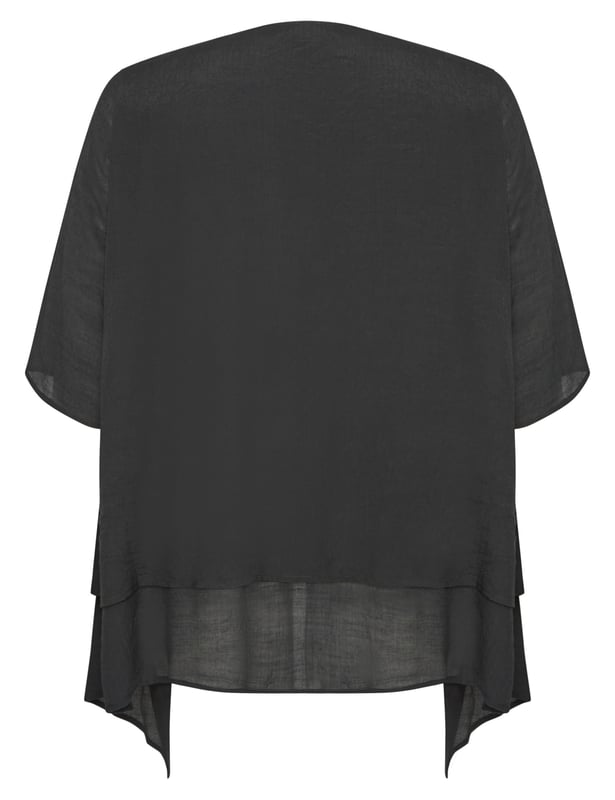 Womens Autograph Woven Double Layer Cover Up - Plus Size