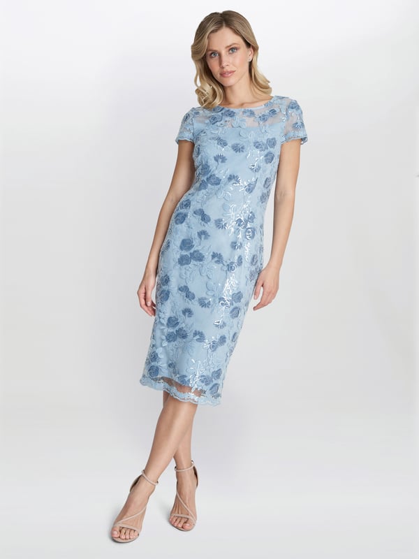 Millie Midi Embroidered Dress