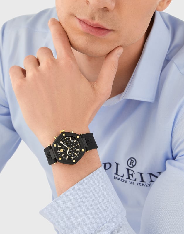 Philipp Plein The Hexagon Chrono Men's Black Watch PWZBA0223