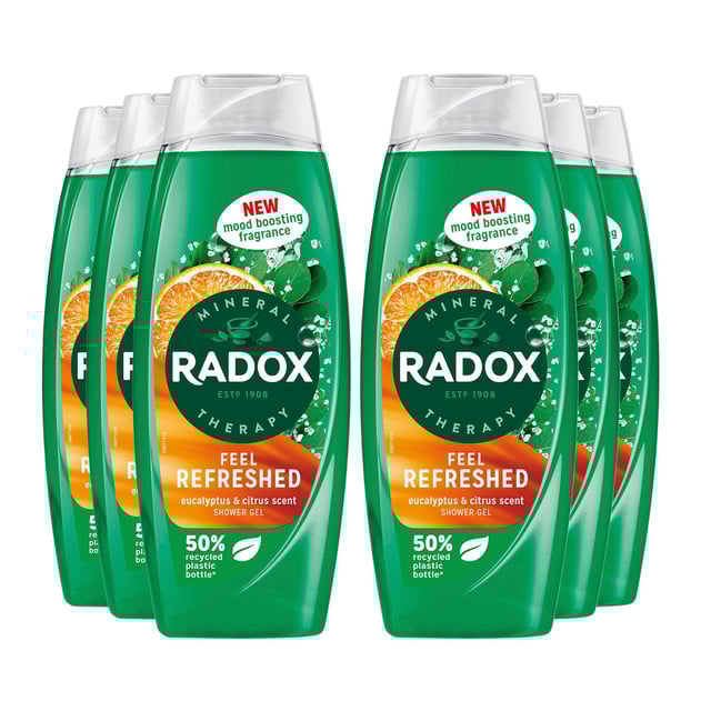 Radox Shower Gel Feel Refreshed With Eucalyptus & Citrus Scent 450 ml ...