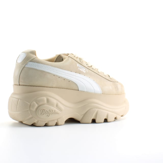Puma Suede Classic x Buffalo Beige Leather Womens Lace Up Trainers ...