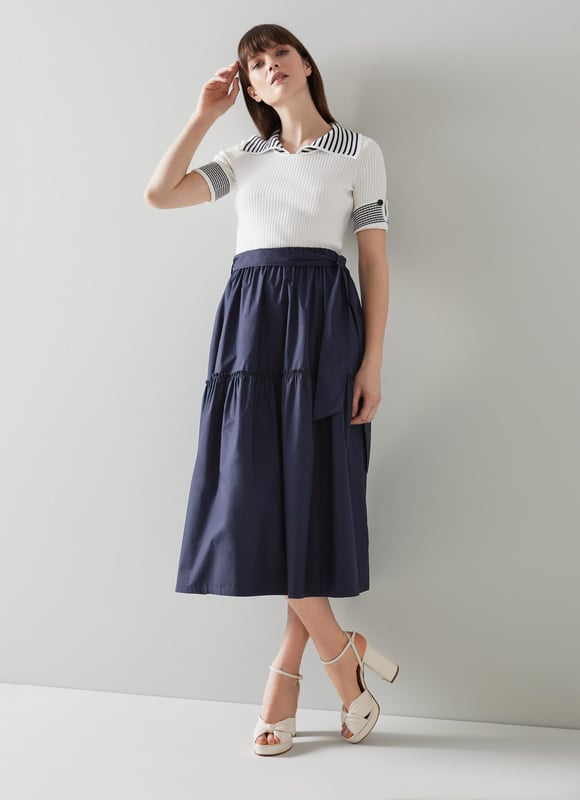 LK Bennett Rego Skirts, Navy