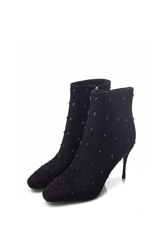 'Wenoa' Jet Black Alcantara