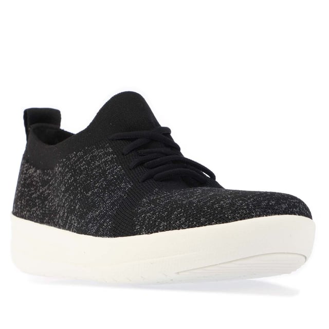 Women's Fit Flop F-Sporty Uberknit Trainers in Black