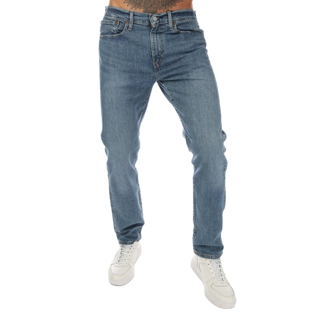 Men's Levis 502 Taper Wagyu Puddle Jeans in Denim