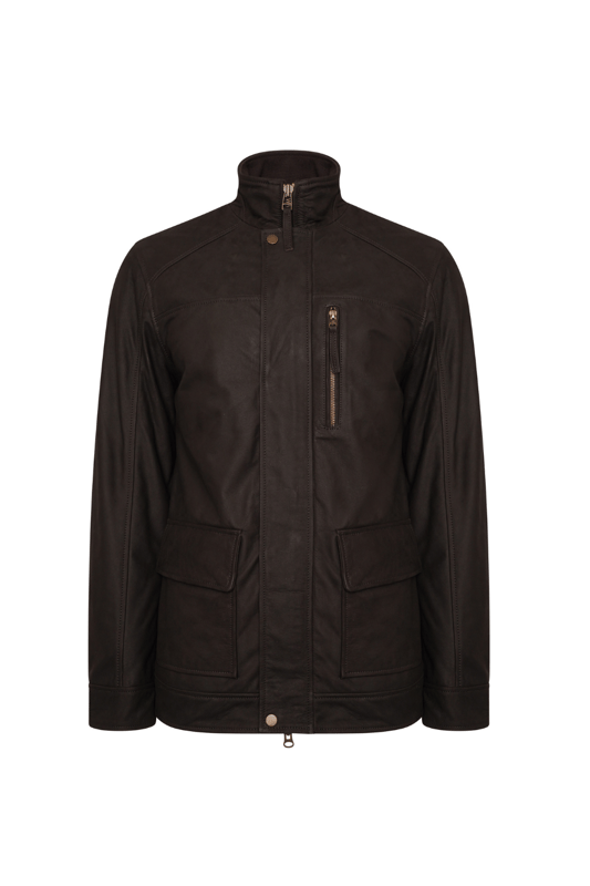 BARNEY&TAYLOR Buffalo Leather Coat