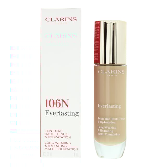 Clarins Everlasting Long Wearing & Hydrating Foundation 30ml 106N Vanilla