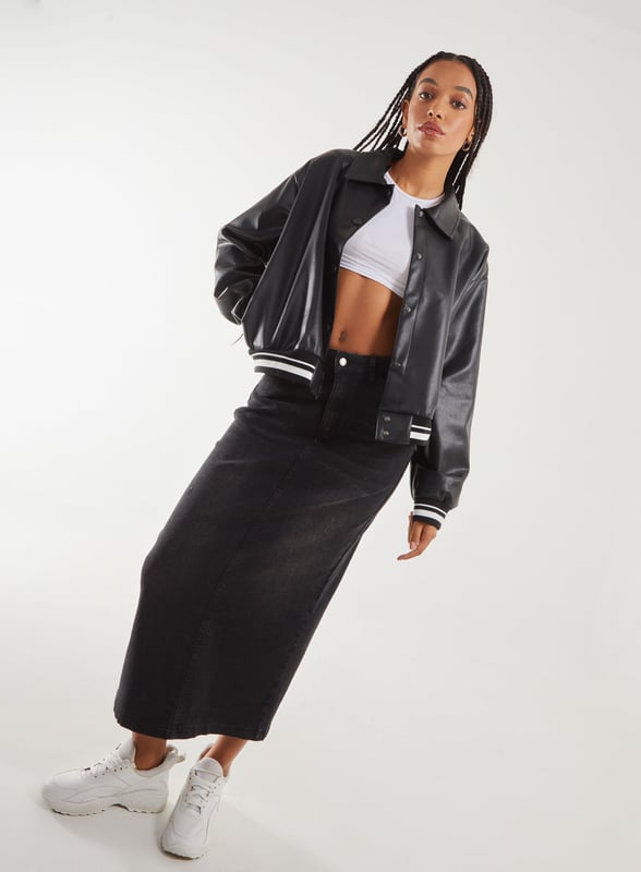 Collared Bomber Jacket