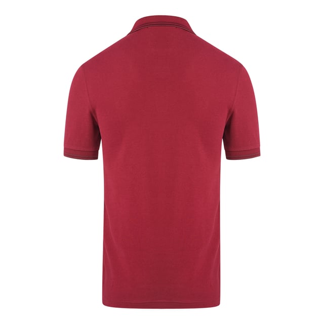 Fred Perry Twin Tipped M3600 A27 Dark Red Polo Shirt