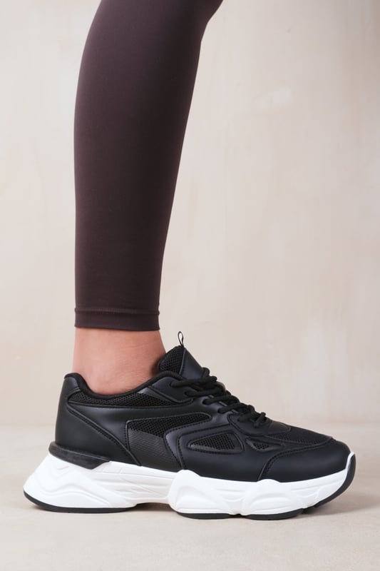 Wheres That From Womens 'Coach' Chunky Sole With Mesh Detail Trainer