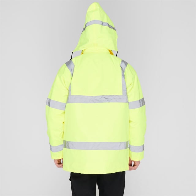 Dunlop Mens Gents Hi Vis Warm Winter Parka Jacket
