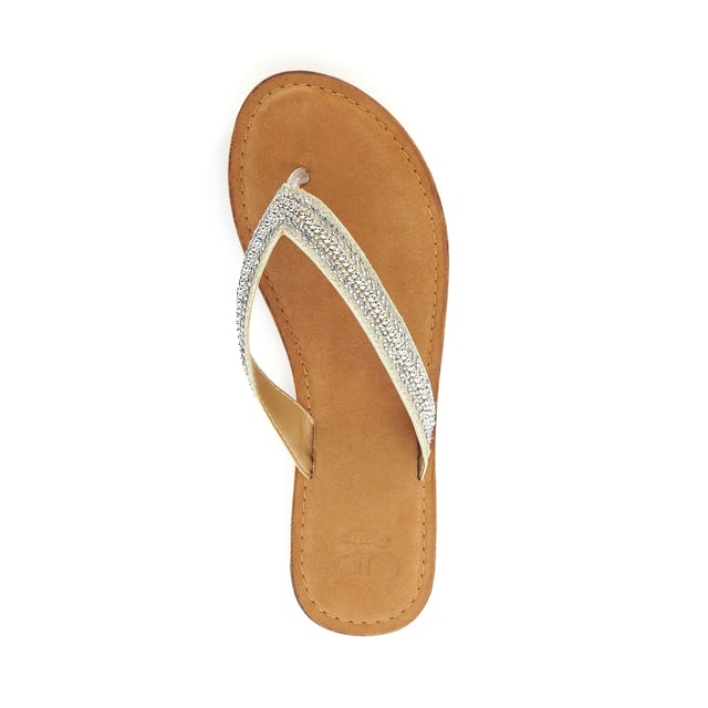Dune Ladies Labyrinth - Embellished Toe Post Sandals