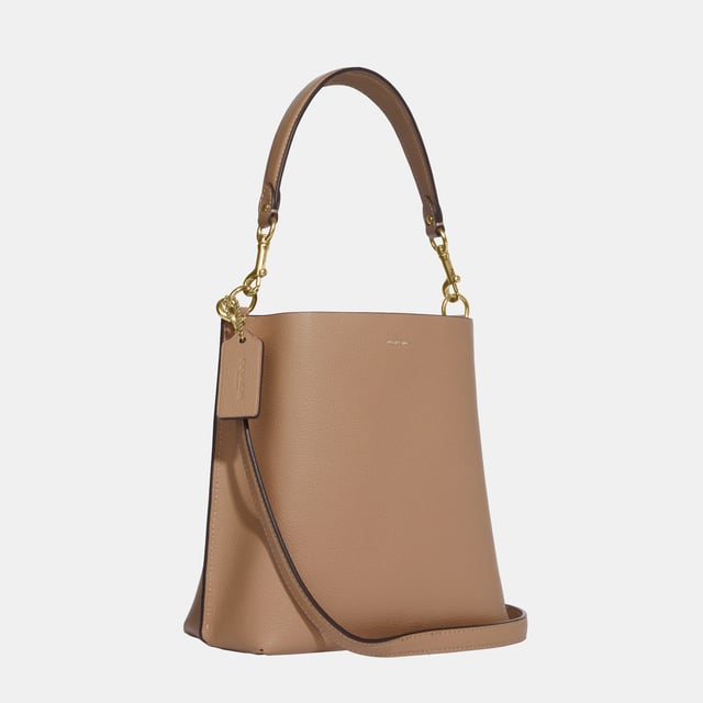 Double Face Leather Mollie Bucket 22 Bag