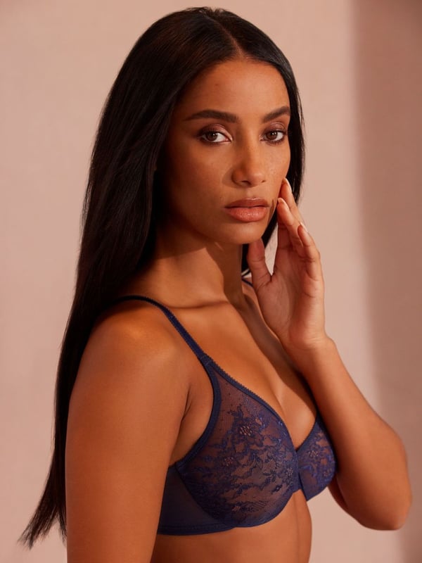 Glossies Lace Moulded Bra - Eclipse
