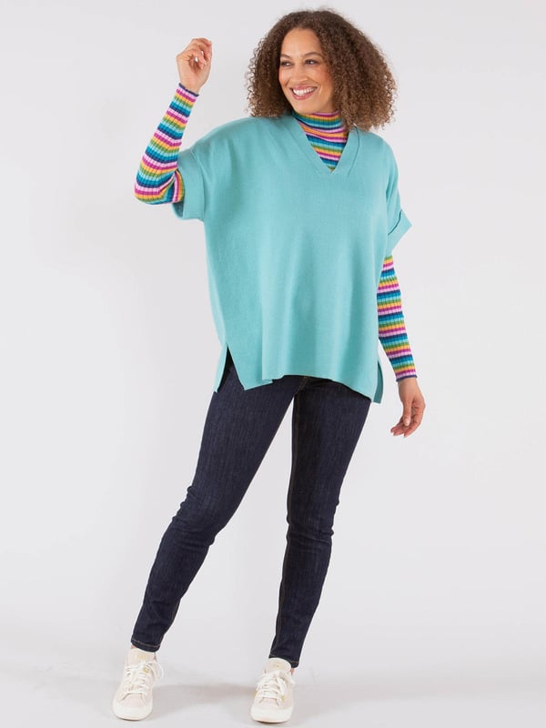 Kite Clothing Charmouth Knit Top Teal