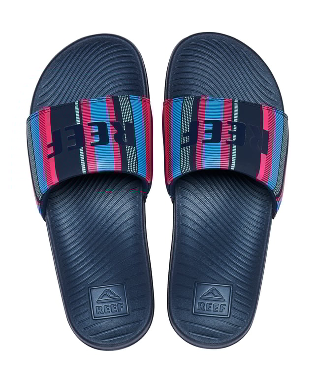 One Slide Peacoat Stripe