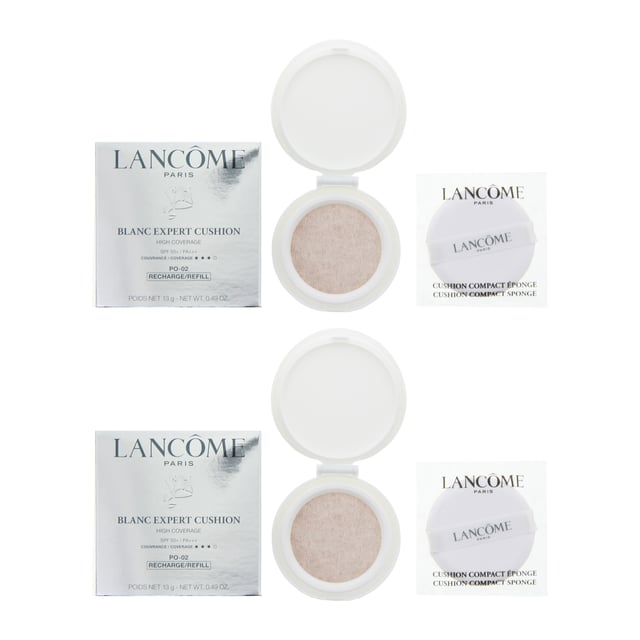Lancome Blanc Expert Cushion High Coverage Refill PO-02 Foundation 13g x 2