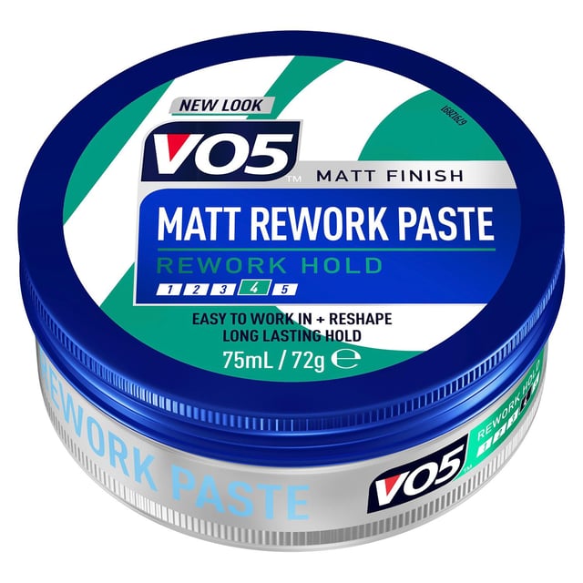 VO5 Matt Rework Hair Paste for Natural Style & Long-Lasting Hold 75ml ...