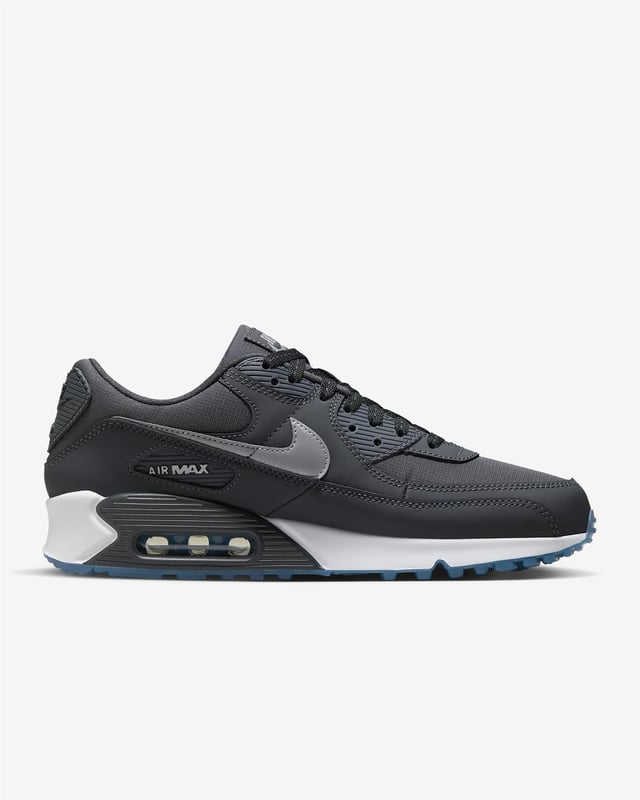 Nike Air Max 90 Men’s Trainers in Anthracite/Industrial Blue/White ...