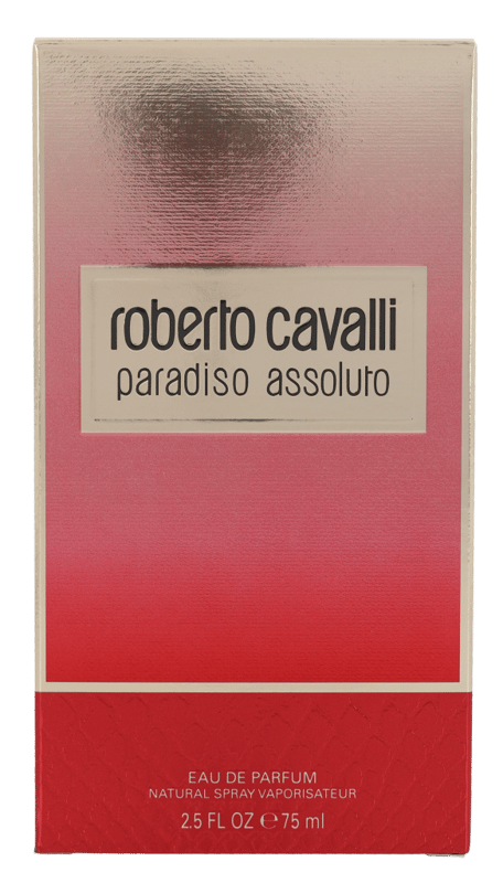 Roberto Cavalli Paradiso Assoluto Eau de Parfum 75ml Spray For Her