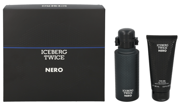 Iceberg Twice Nero Eau De Toilette 125ml + Bath And Shower Gel 100ml ...