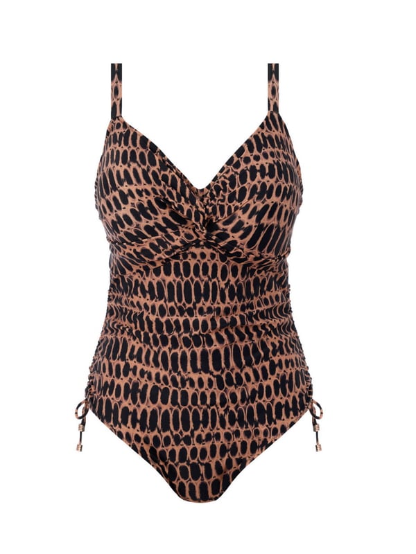 Kotu Twist Front Adjustable Leg Swimsuit