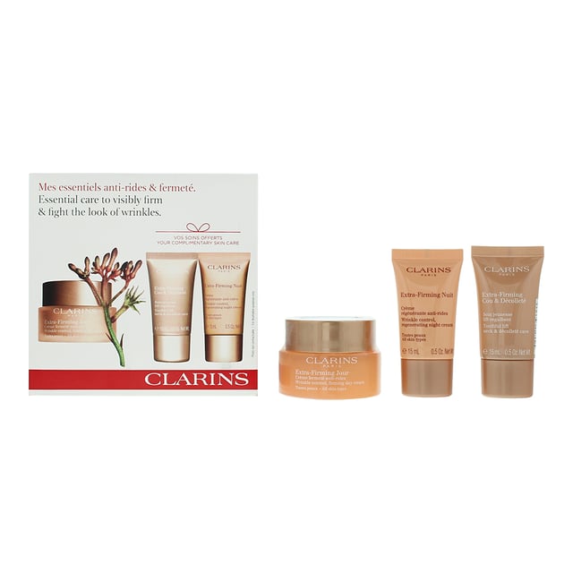 Clarins Extra-Firming Gift Set - Extra Firming Day Cream 50ml, Extra ...