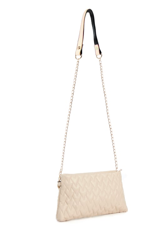 Beige Cross Body Bag