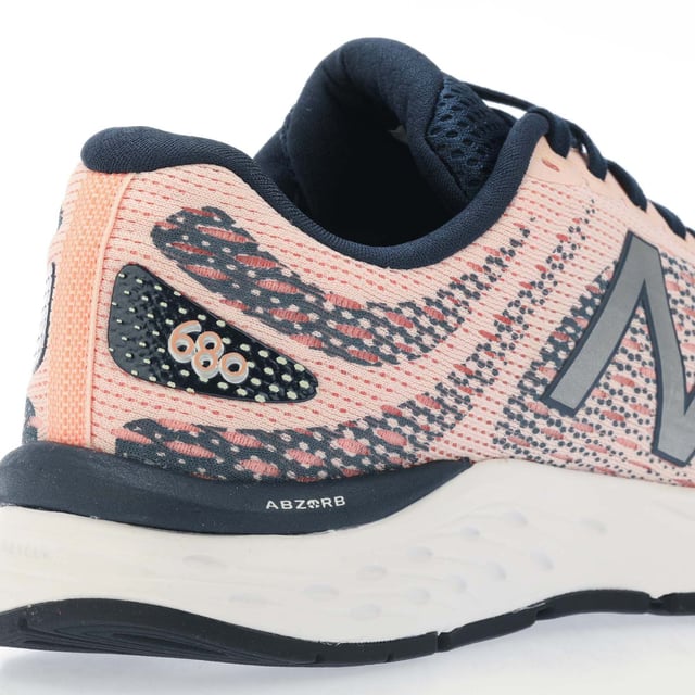 Women's New Balance Fresh Foam 680v6 Running Shoes in Peach
