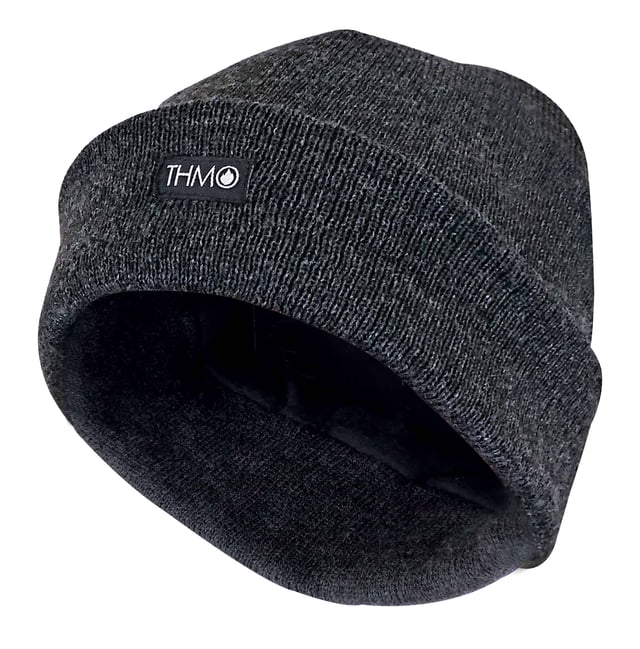 THMO - Mens Outdoor Thermal Knitted 40g 3M Thinsulate Lined Beanie Hat