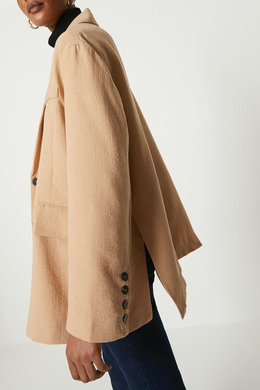 Longline Double Button Blazer