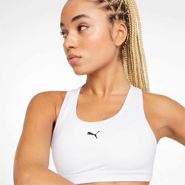 PUMA Womens Mid 4Keeps Graphic Training Bra