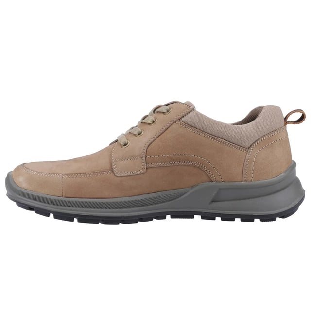 Hush Puppies Mens Adam Nubuck Lace Up Trainers (Taupe)
