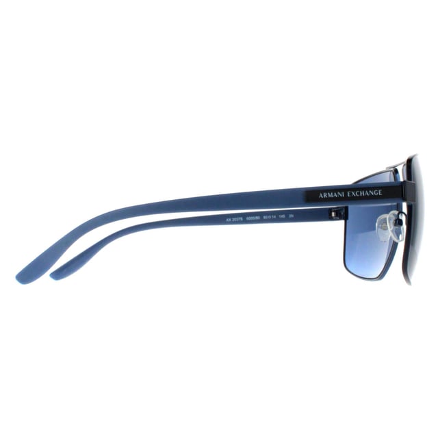 Armani Exchange Aviator Mens Blue Blue AX2037S