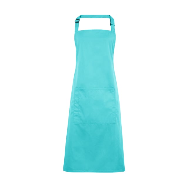 Premier Ladies/Womens Colours Bip Apron With Pocket (Duck Egg)